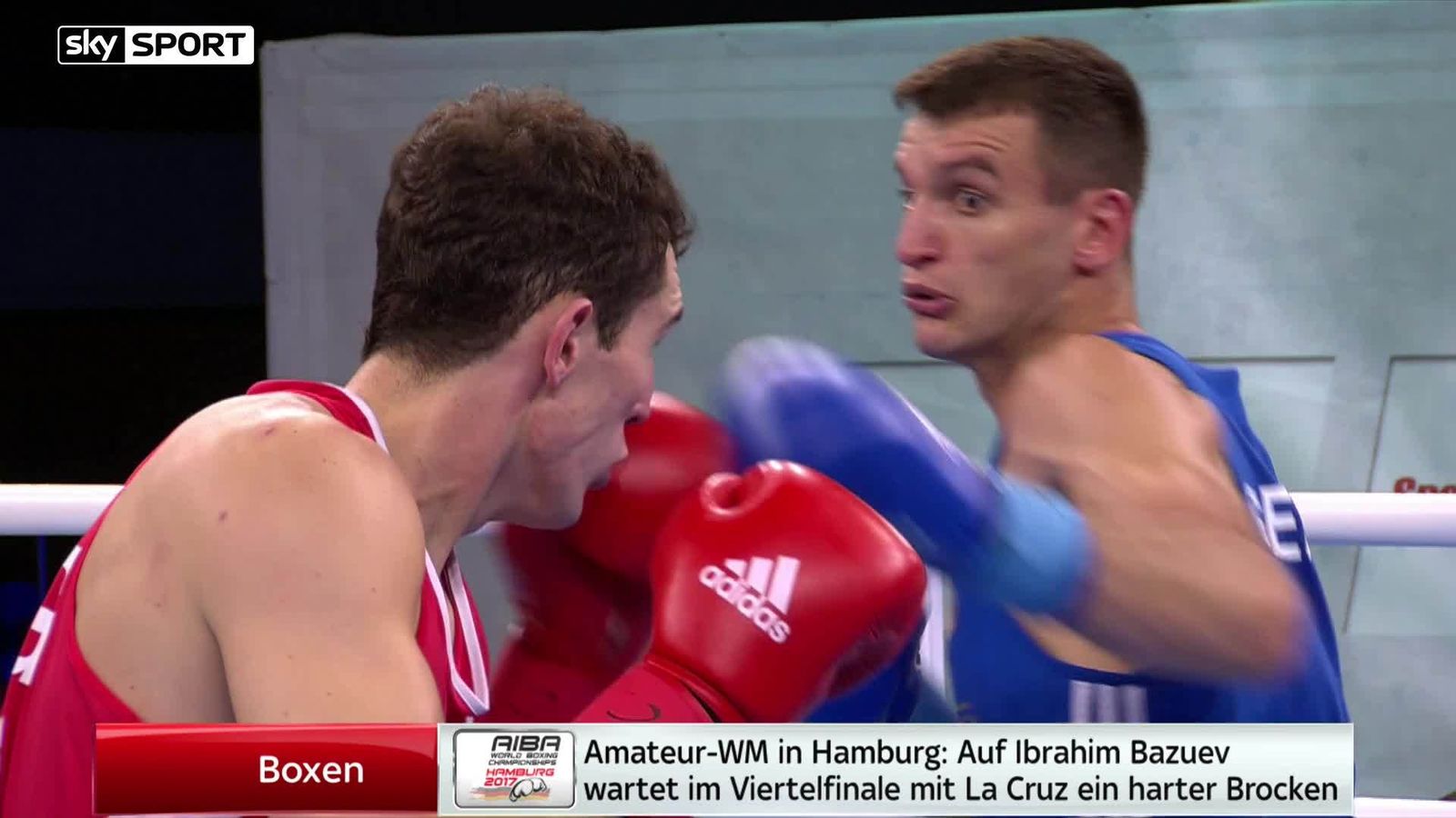 Bazuev ist der Sprung unter die besten acht Boxer seiner Gewichtsklasse ...