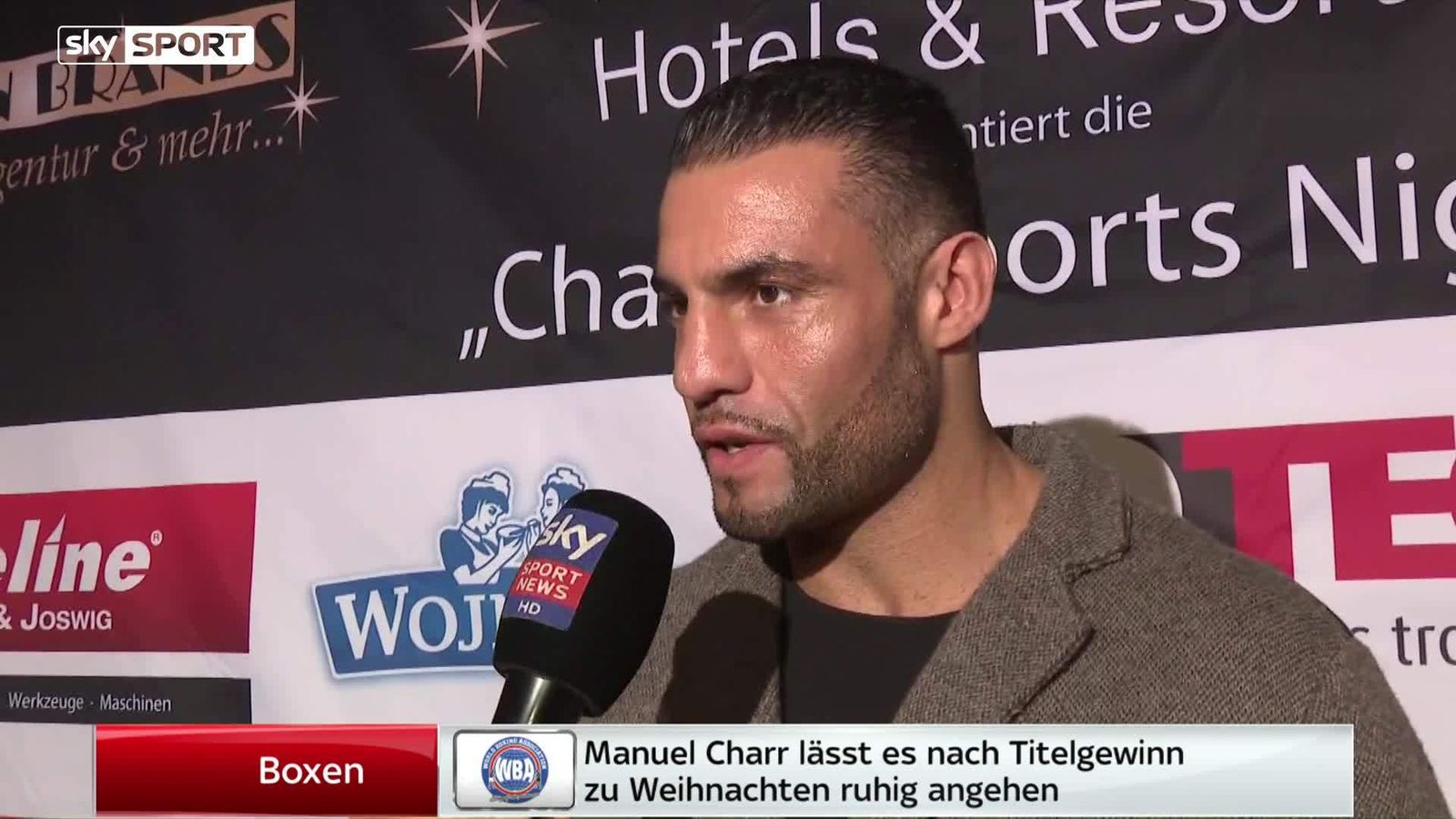 Manuel Charr lässt es nach Titelgewinn zu Weihnachten ruhig angehen ...