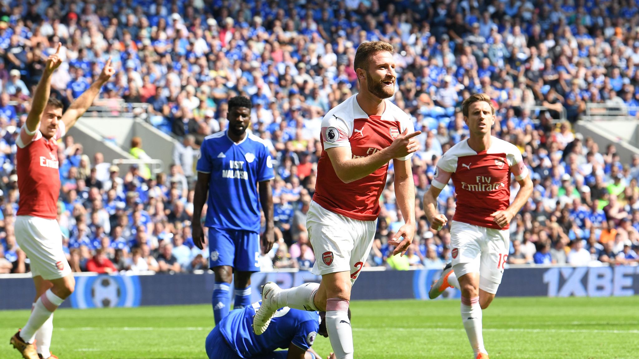 Mustafi und Aubameyang führen Arsenal zum Sieg | Fußball News | Sky Sport