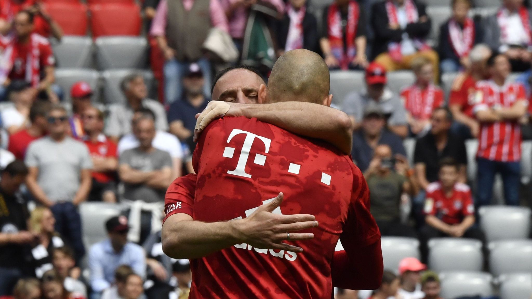 Bayerns Arjen Robben und Franck Ribery zaubern gegen Manchester United ...