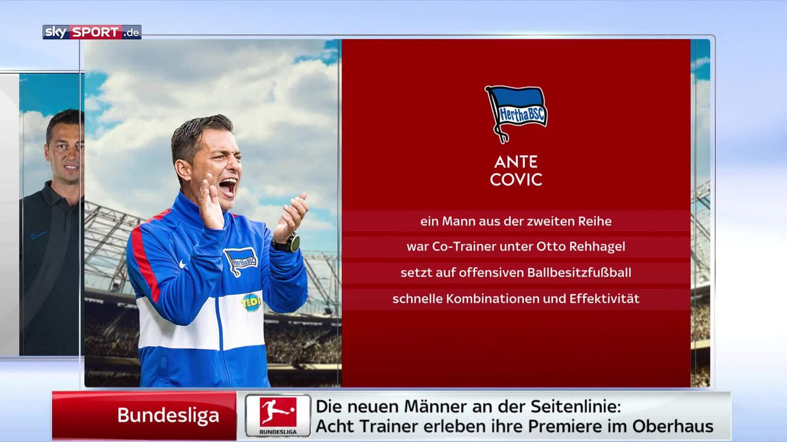 Ante Covic feiert sein Bundesliga-Trainerdebüt bei Hertha BSC | Fußball ...