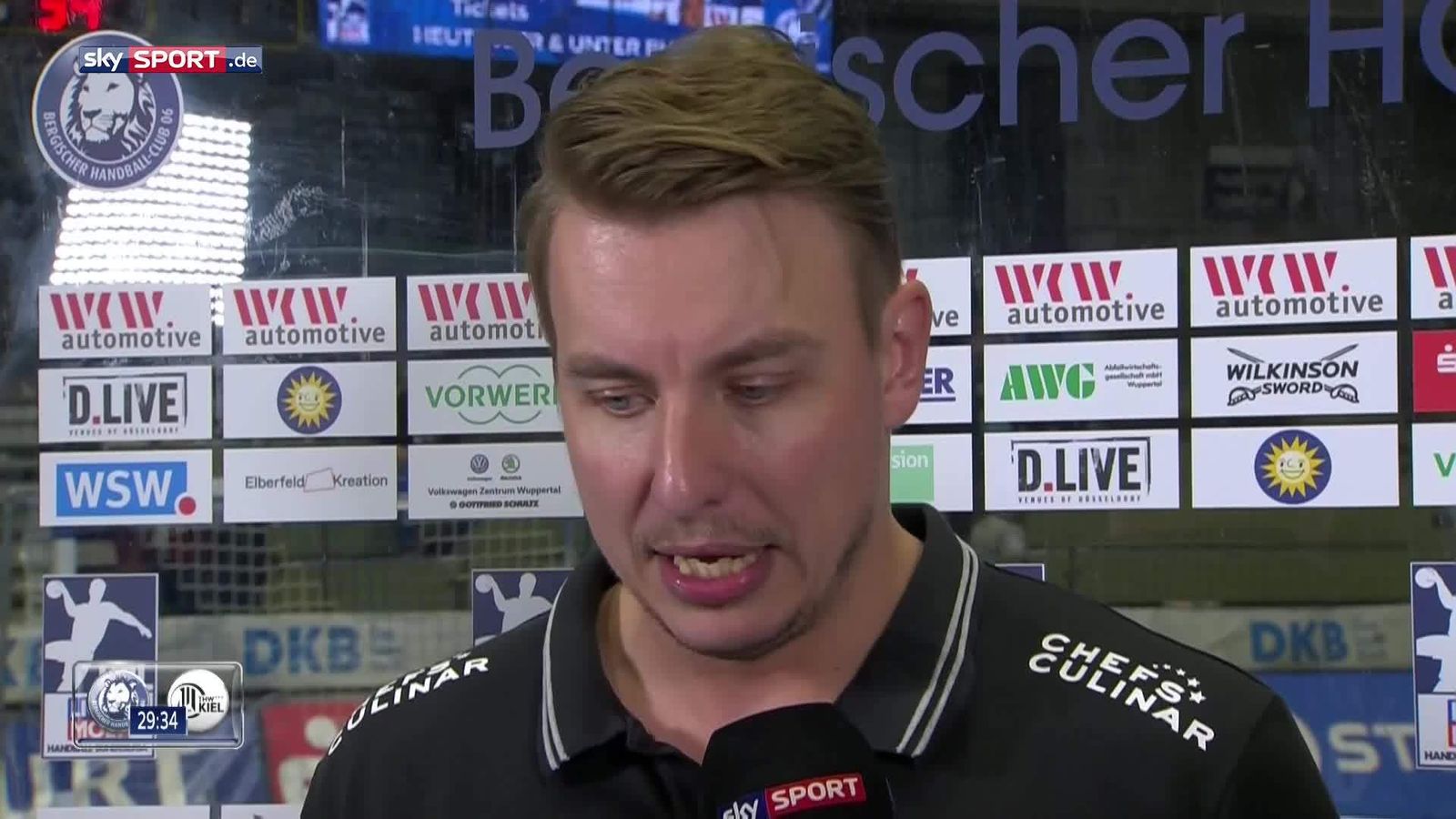 THW-Trainer Filip Jicha begründet Defenivschwäche mit anstehendem CL ...