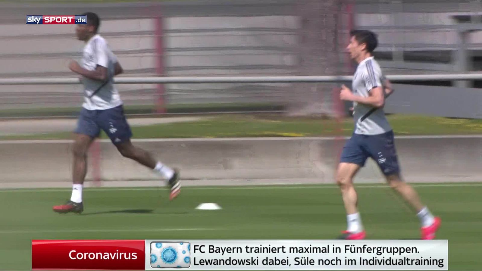 FC Bayern trainiert in kleinen Gruppen an der Säbener Straße | Fußball ...
