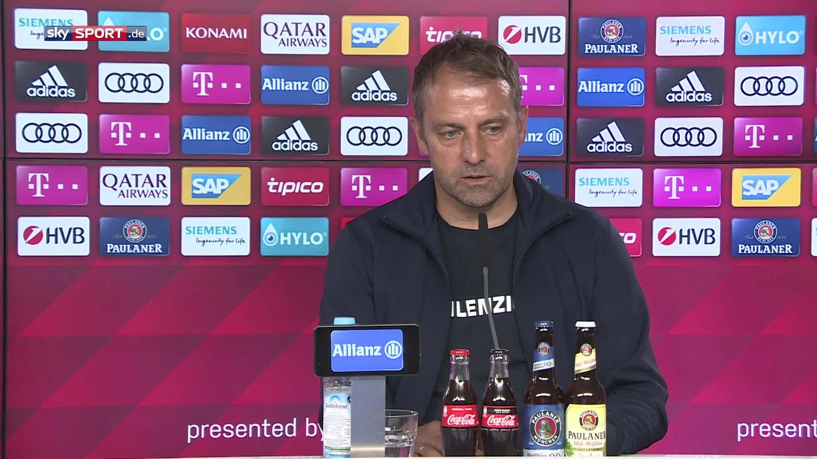 FC Bayern: Hansi Flick über Lewandowski vor Düsseldorf - VIDEO ...