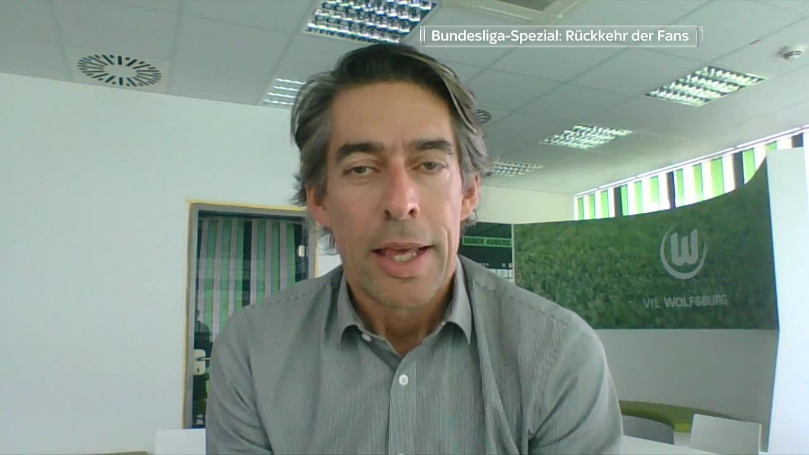 Wolfsburg Video: Geschäftsführer Michael Meeske über Fans im Stadion ...