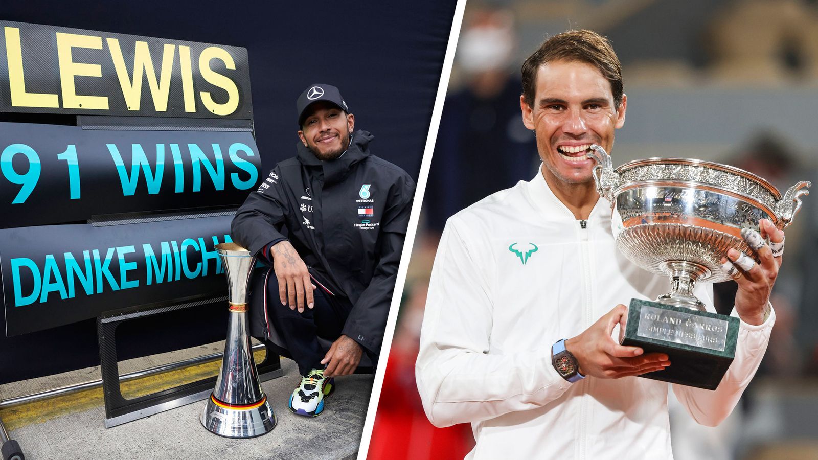 Lewis Hamilton und Rafael Nadal egalisieren historische Bestmarken ...