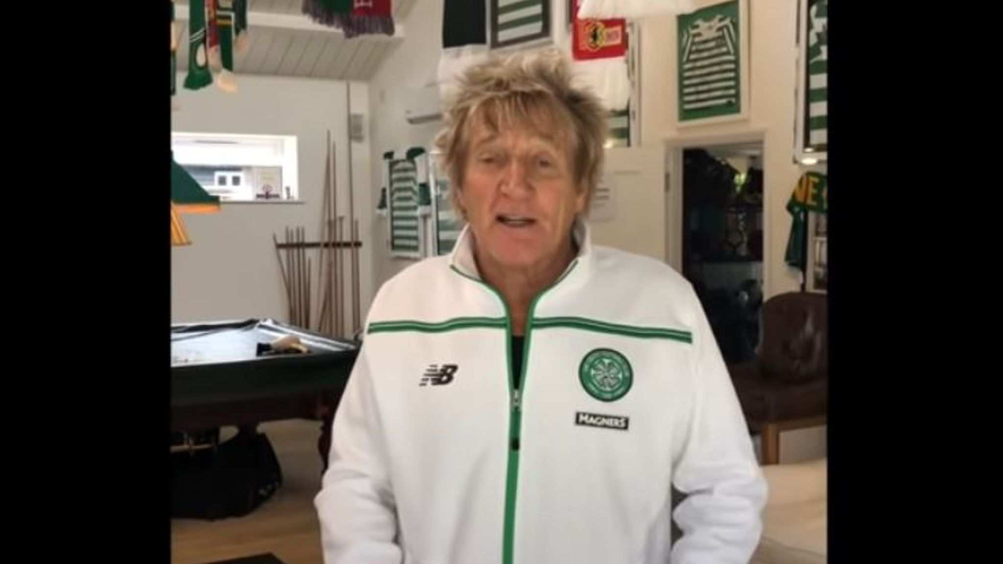 Celtic Glasgow News: Fan-Video zu Rod Stewarts Hold the Line | Fußball ...