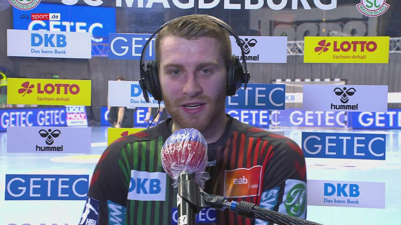 Handball Video: Lukas Mertens vom SC Magdeburg im Sky Interview ...