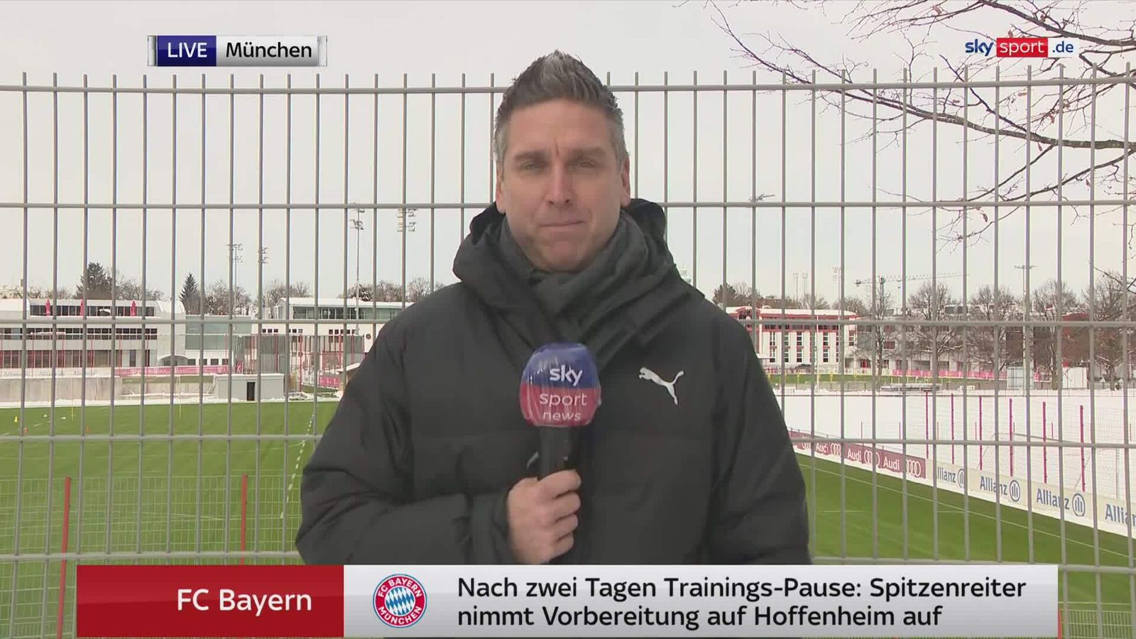 FC Bayern München Video: Sky Reporter Torben Hoffmann über Gerüchte um Hansi Flick | Fußball ...