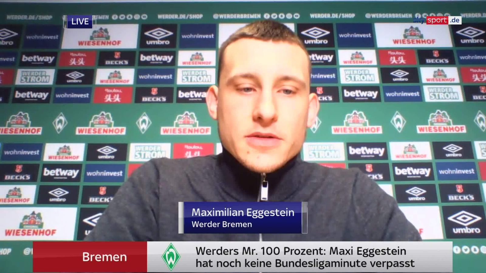 Werder Bremen Video: Maxi Eggestein exklusiv über DFB-Pokal & Buli ... Werder Bremen Video: Maxi Eggestein exklusiv über DFB-Pokal & Buli ...