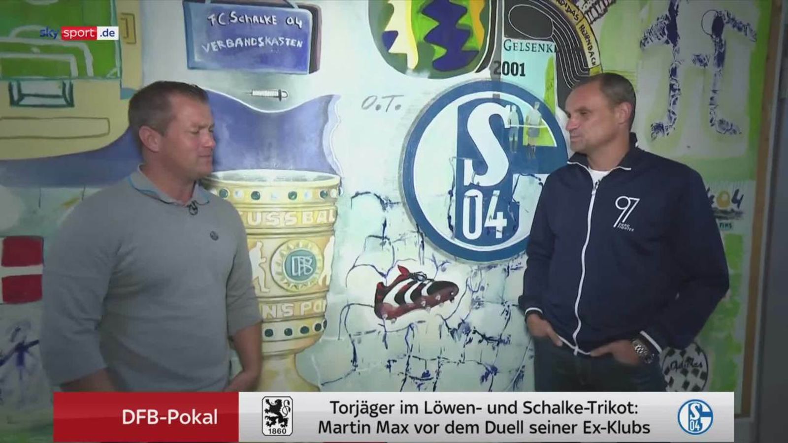 Schalke Video: Martin Max vor dem Duell seiner Ex-Klubs 1860 und S04 ...