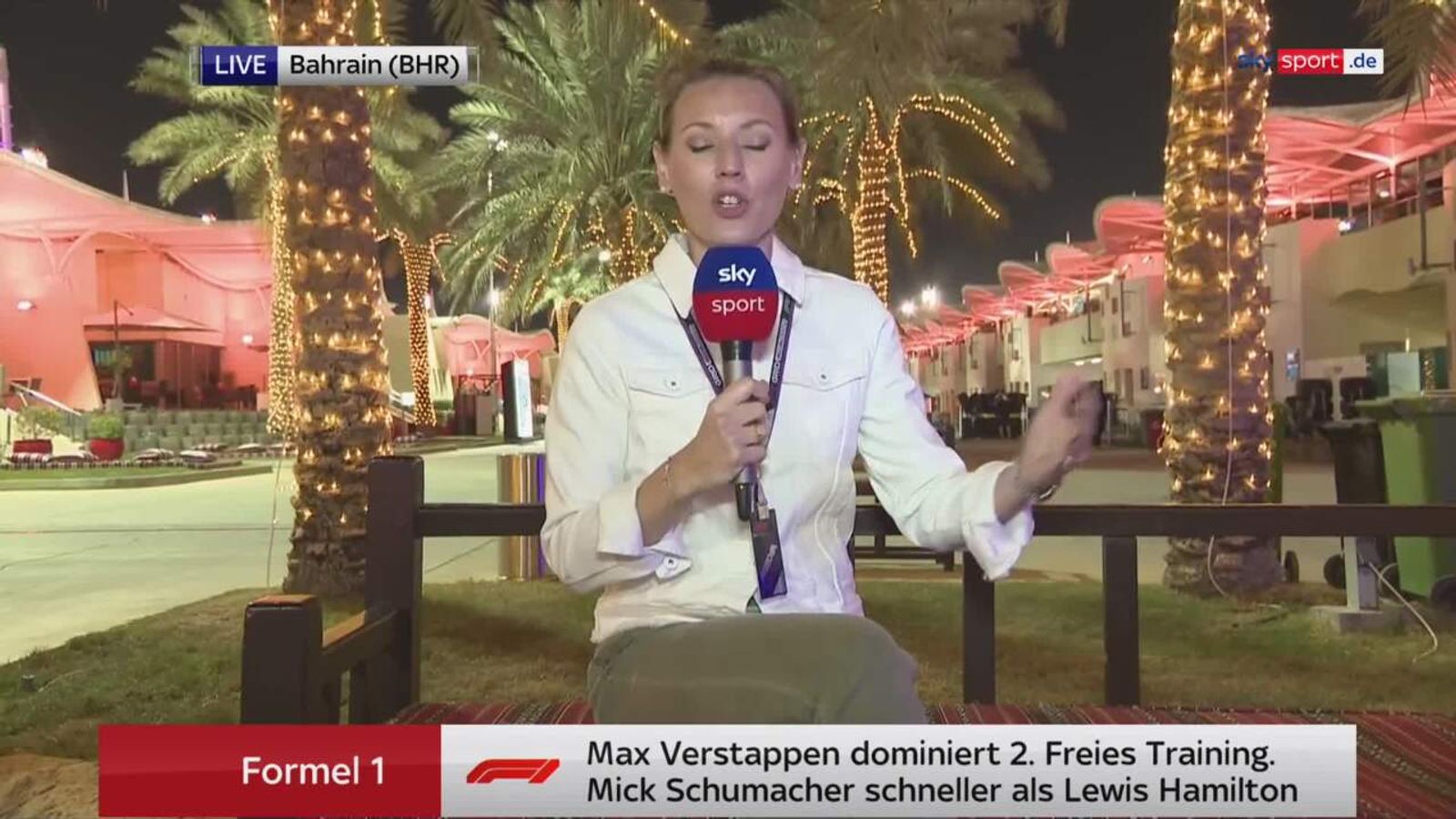 Formel 1 Video: Sky Reporterin Baumgartner mit Fazit nach Tag eins ...