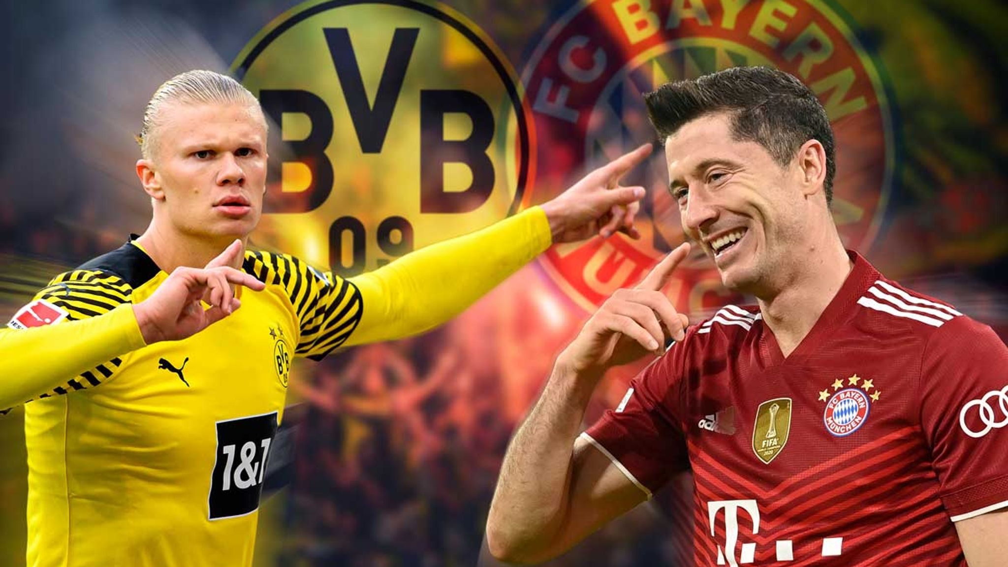 Bundesliga: Bayern gegen BVB - Lewandowski vs. Haaland zum letzten Mal ...