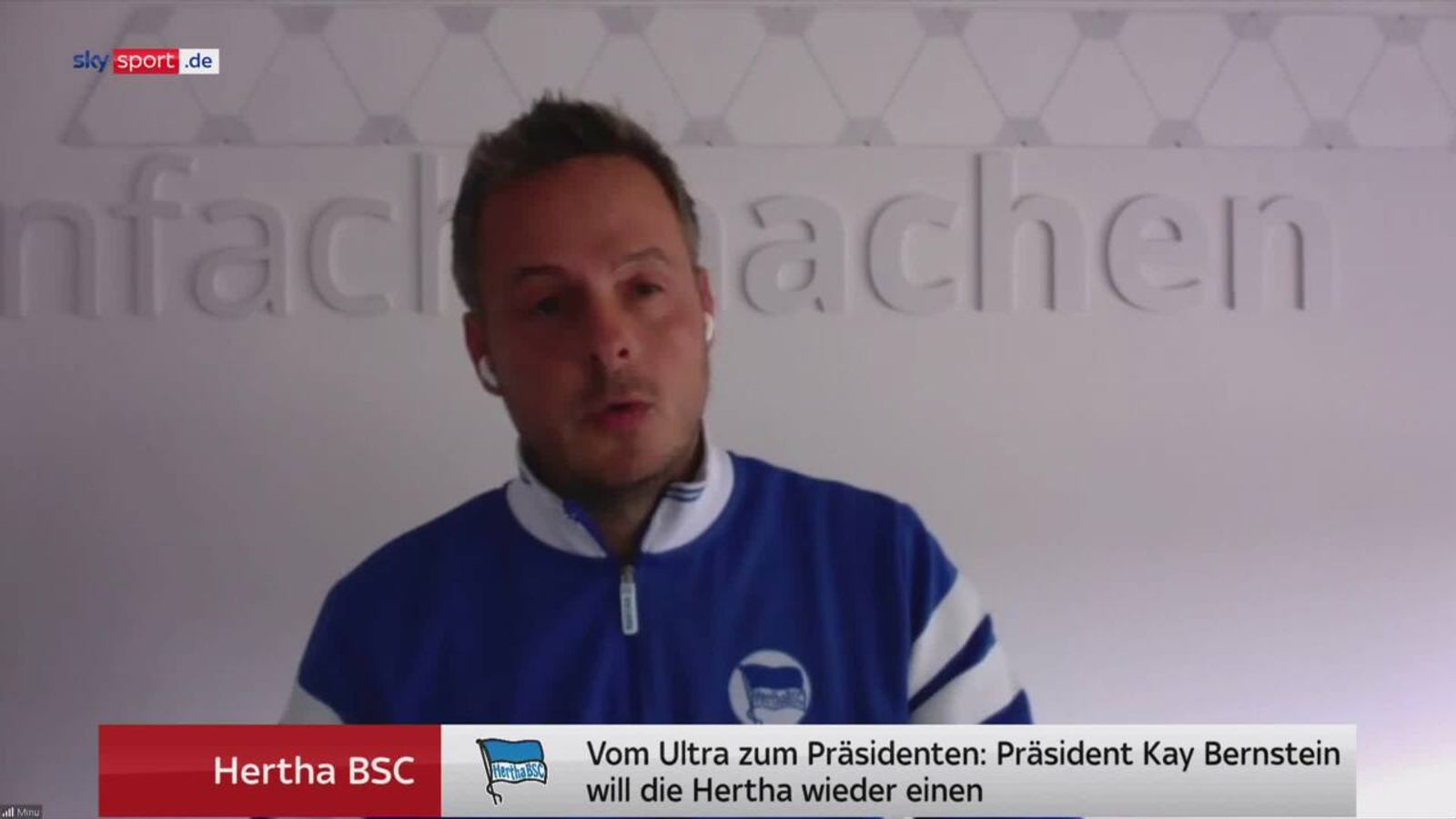 Hertha BSC: Präsident Kay Bernstein über seinen Platz im Stadion ...