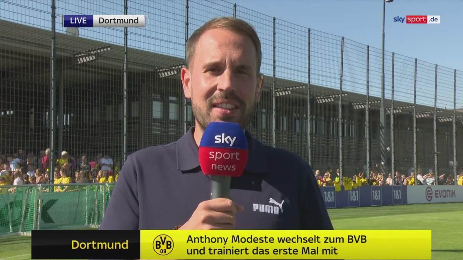 Borussia Dortmund: Anthony Modeste vor erstem Training beim BVB ...