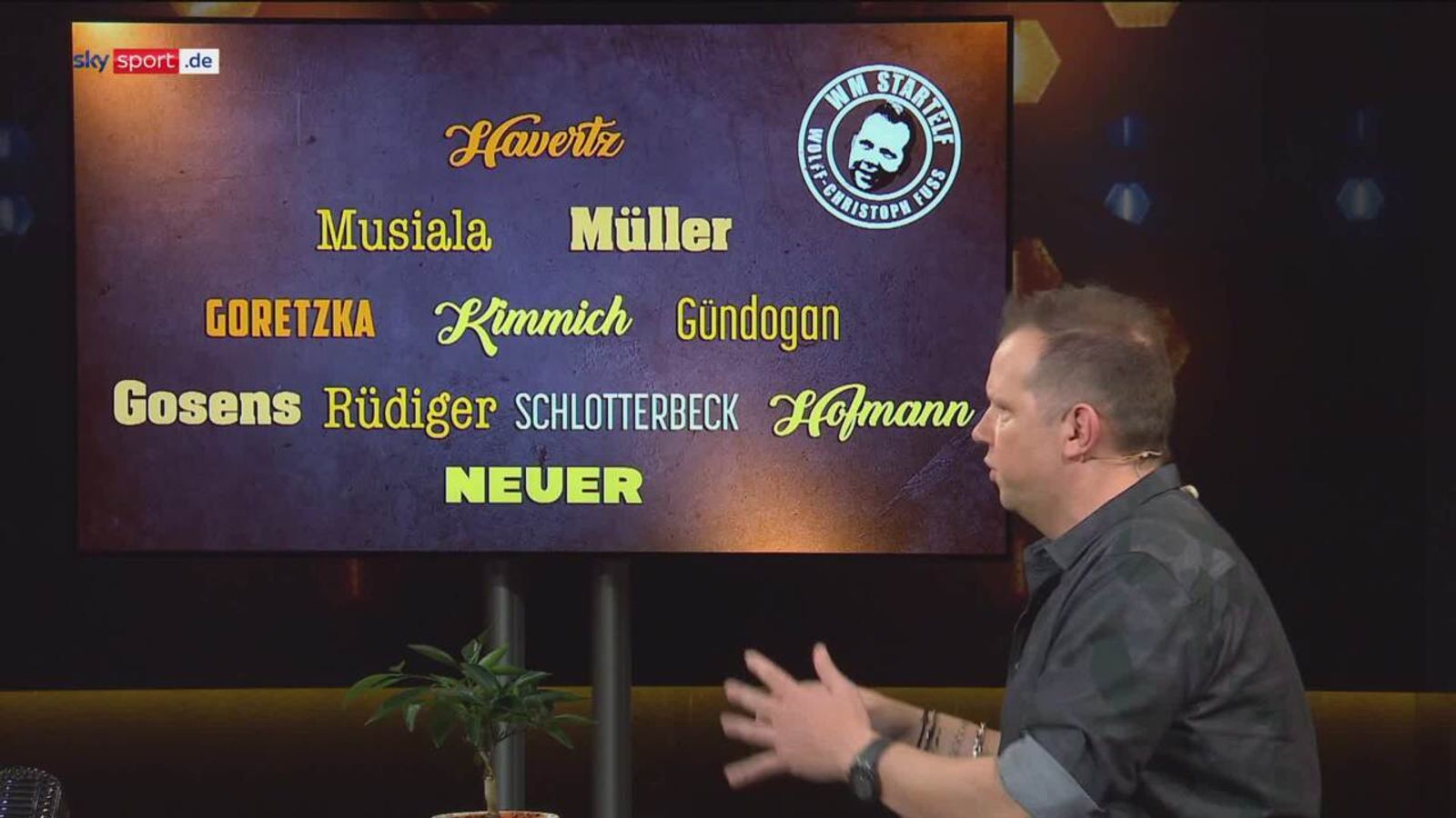 Fußball: Die WM-Aufstellung von Sky Kommentator Wolff Fuss | Fußball ...