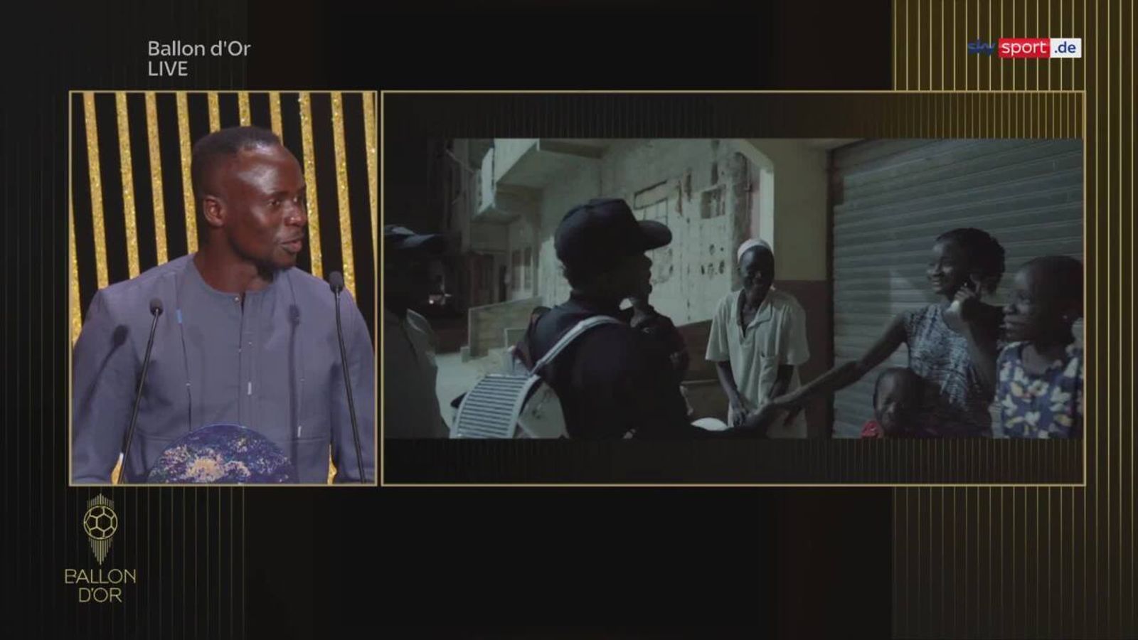 FC Bayern: Mane gewinnt Socrates Award bei Ballon d'Or für sein ...