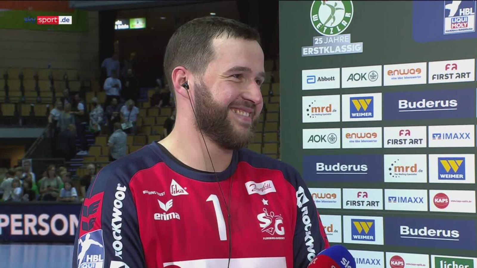 Handball: Benjamin Buric erklärt seinen Jubel nach der ...