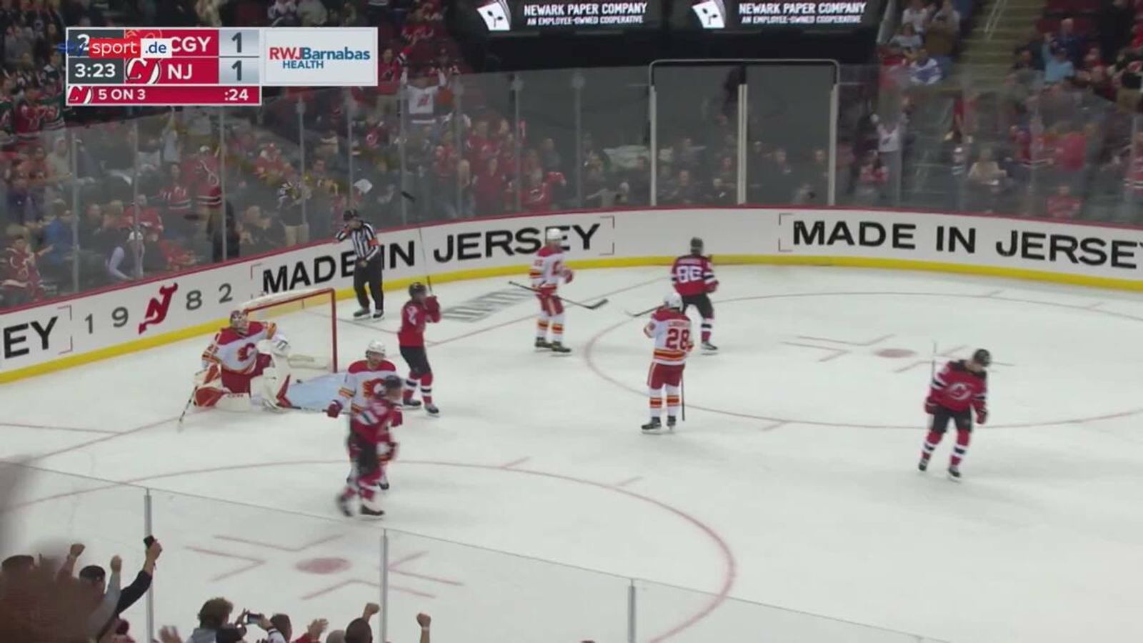 NHL: New Jersey Devils - Calgary Flames- die Highlights im Video | NHL ...