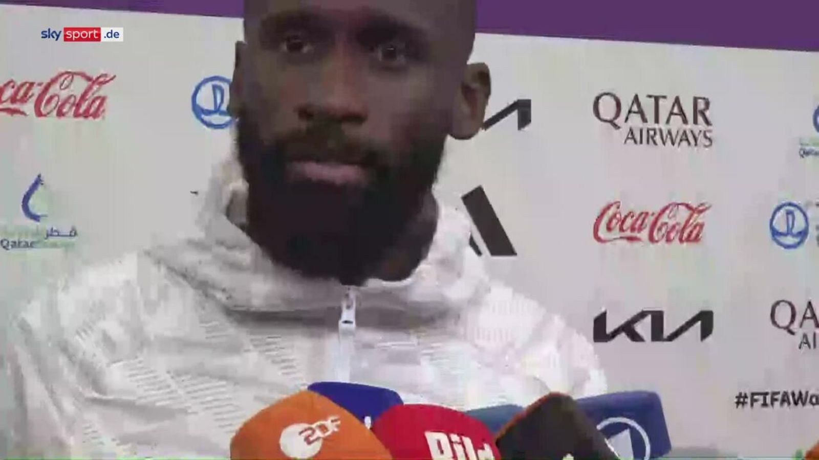 WM 2022: Antonio Rüdiger kritisiert Defensivleistung Deutschlands ...