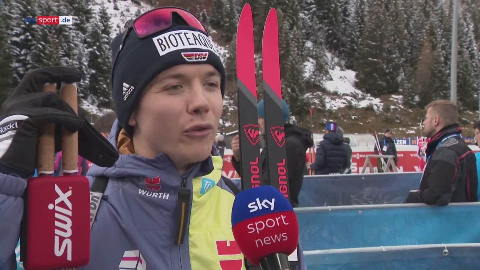 Biathlon: Justus Strelow dankt den Zuschauern für Unterstützung ...