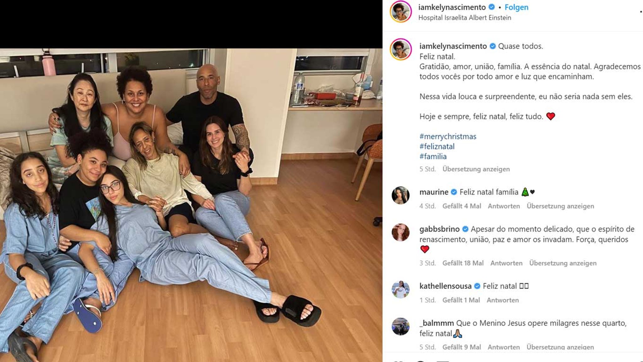 Fußball Pele Familie Versammelt Sich An Weihnachten Im Krankenhaus Fußball News Sky Sport