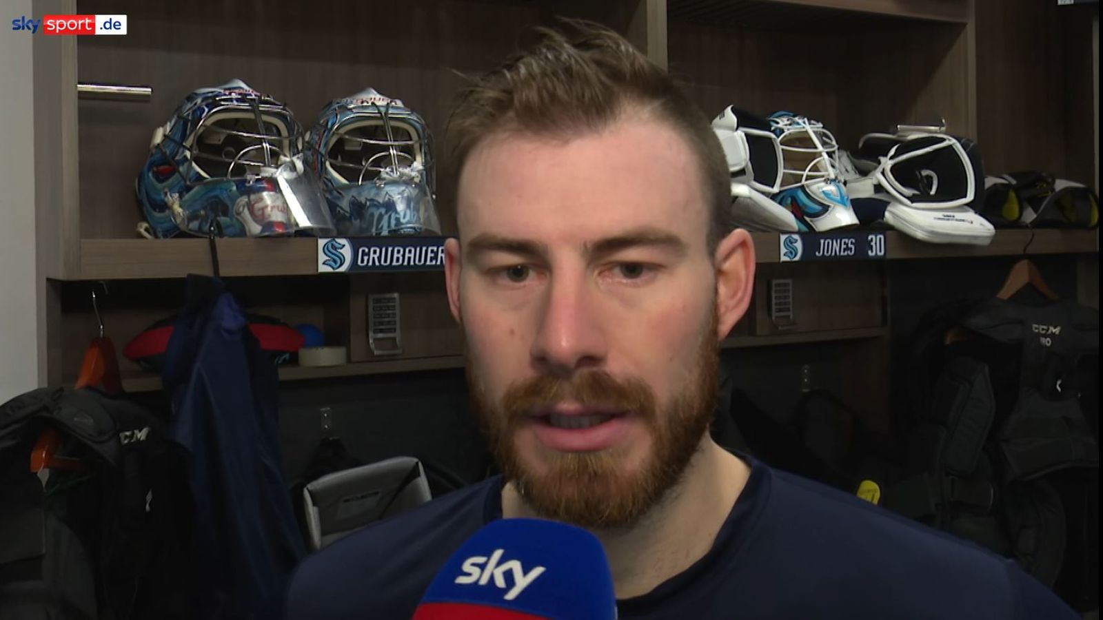 NHL: Das Klartext-Interview von Seattle-Goalie Philipp Grubauer | NHL ...
