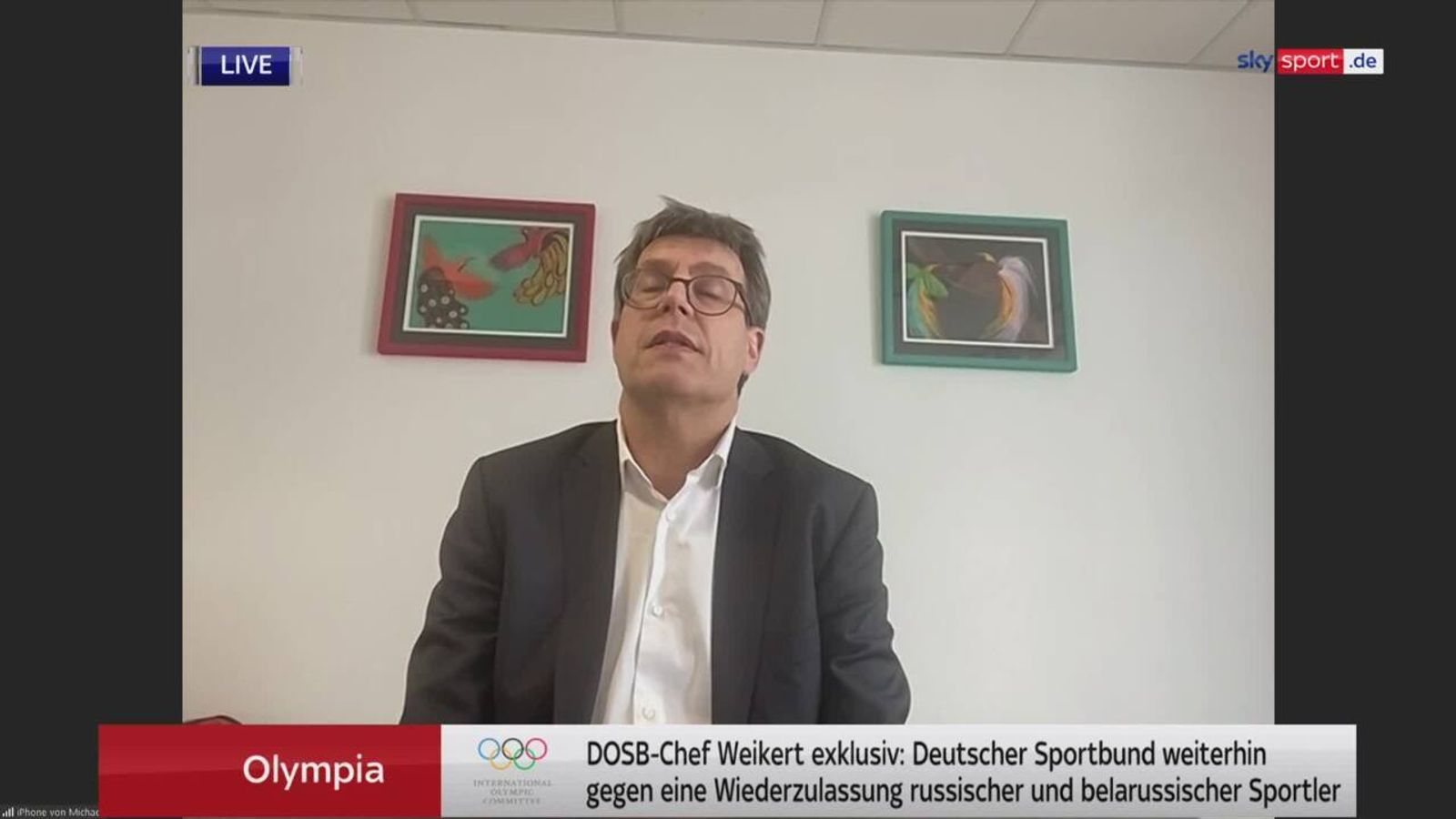Olympia: DOSB-Präsident Weikert kann IOC-Entscheidung nicht verstehen ...
