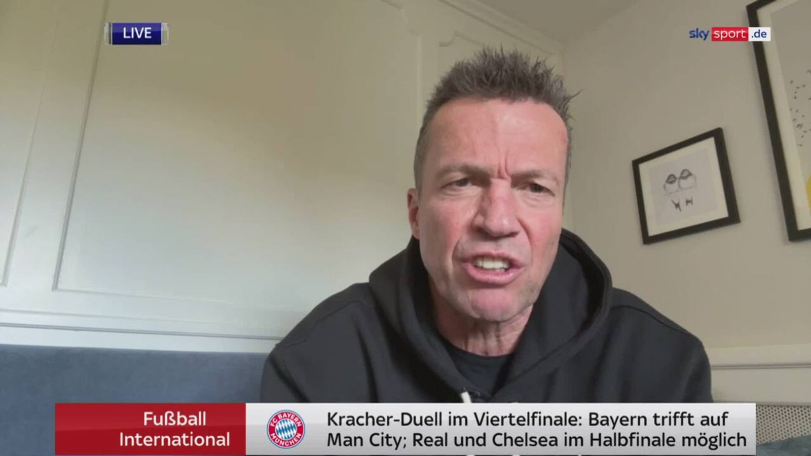 Champions League: Lothar Mattäus zum Los zwischen Bayern und City ...