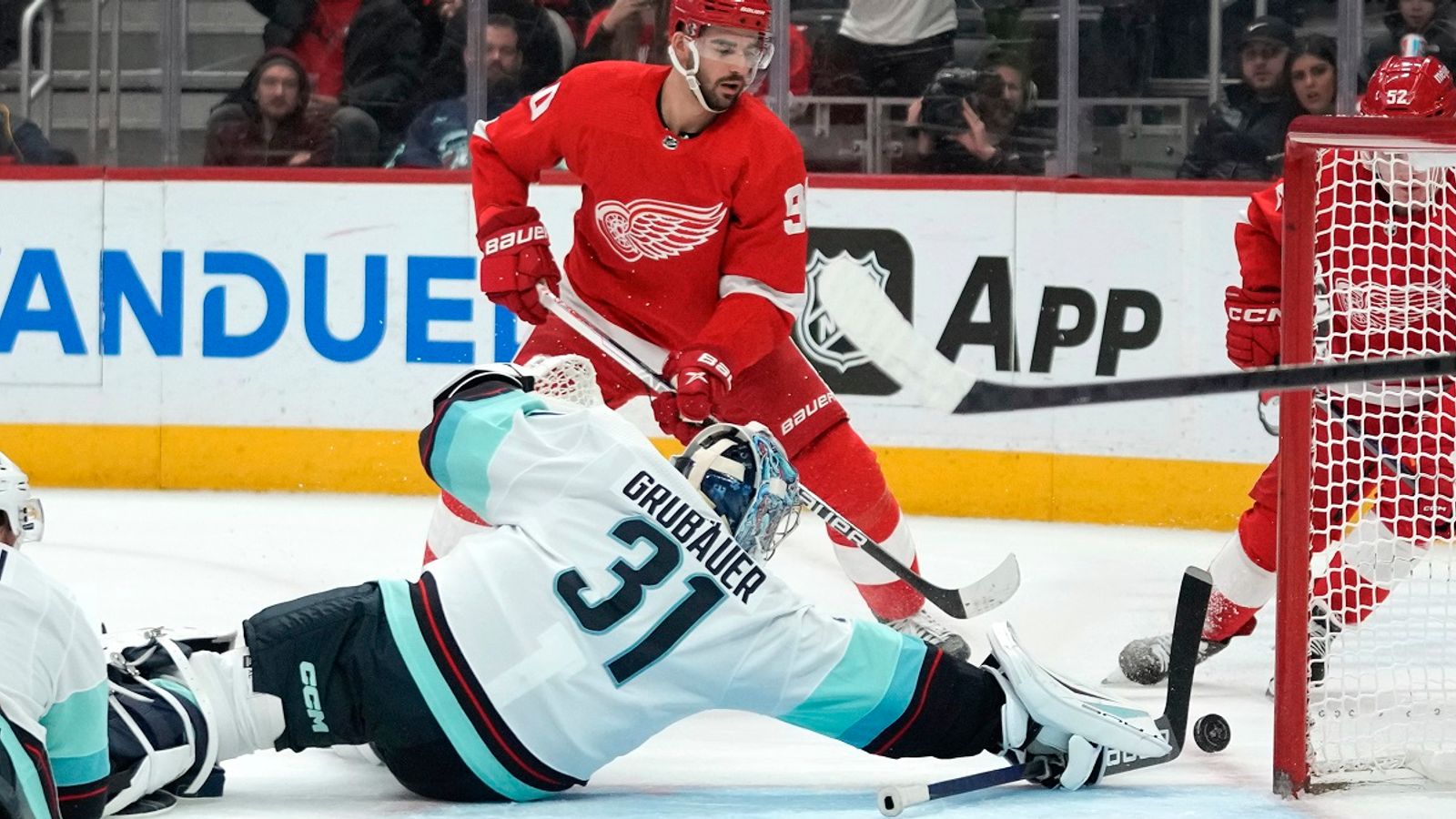 NHL: Grubauer & Kraken schlagen Seiders Red Wings | NHL News | Sky Sport