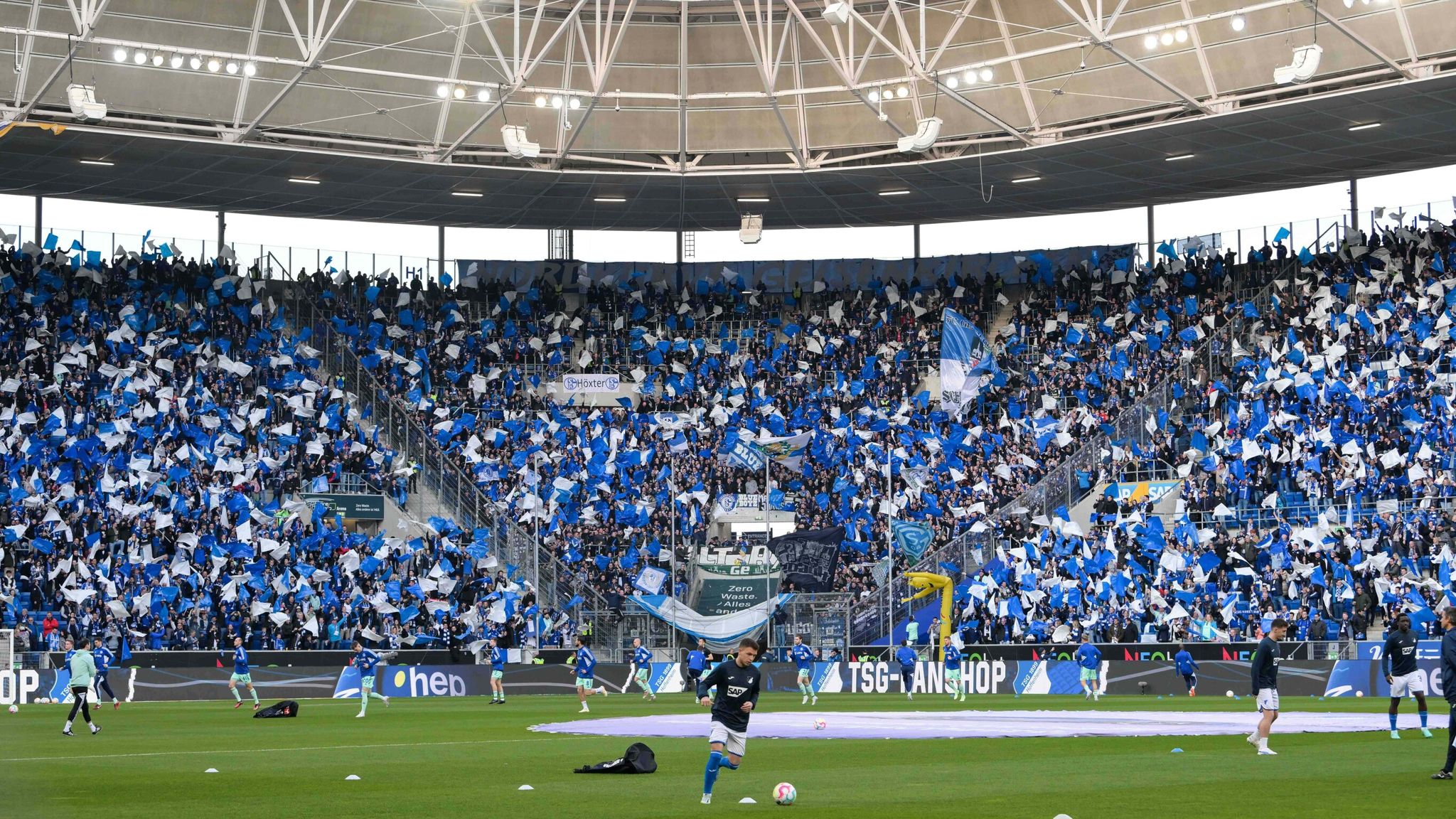 Schalke Fans In Hoffenheim