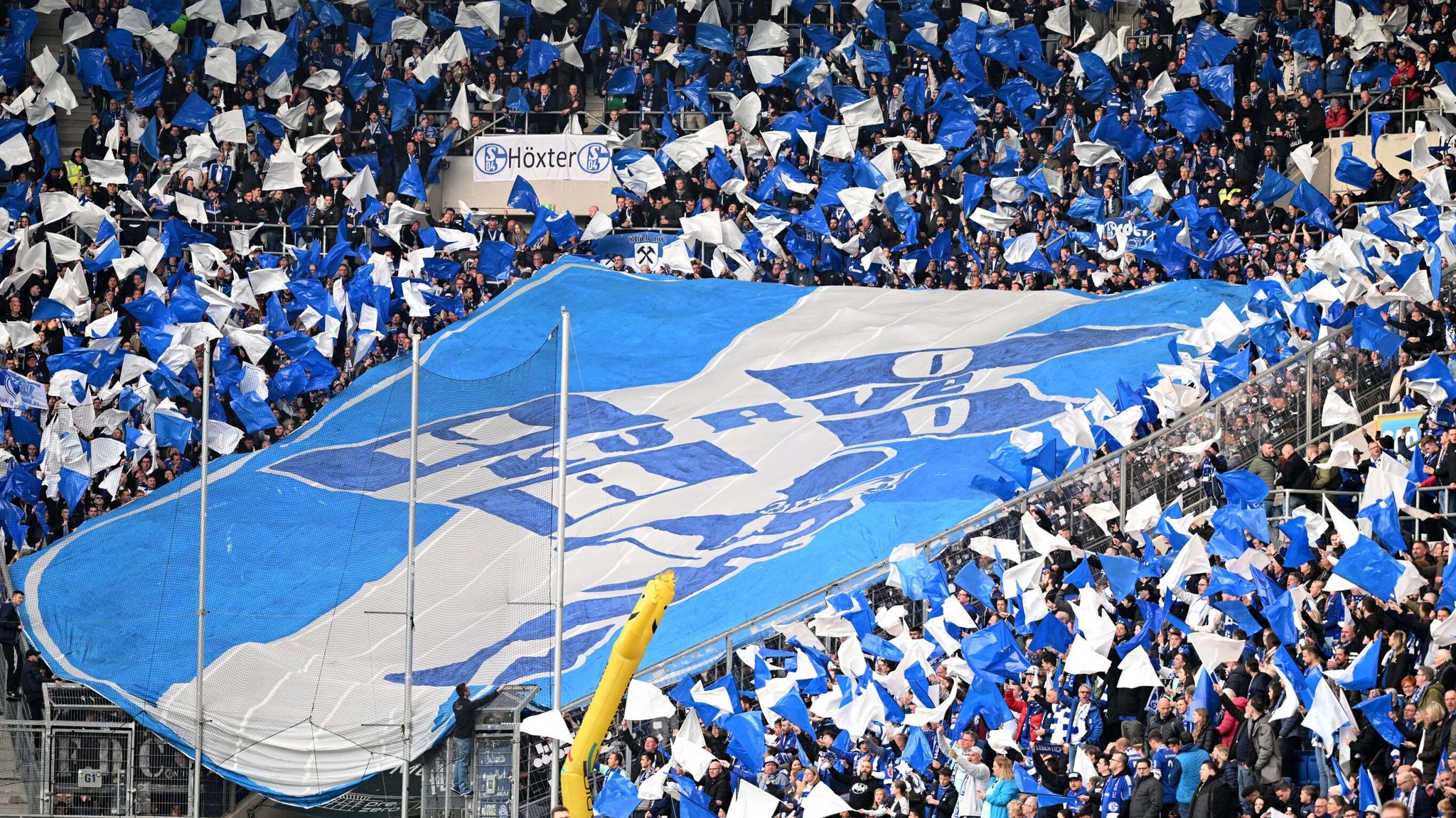 Schalke Fans In Hoffenheim