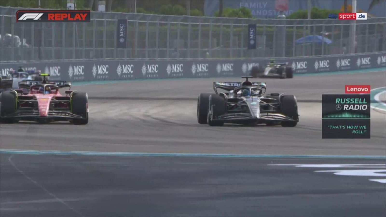 In-Race Video: ''That’s how we roll!'' – Russel feiert eigenes ...