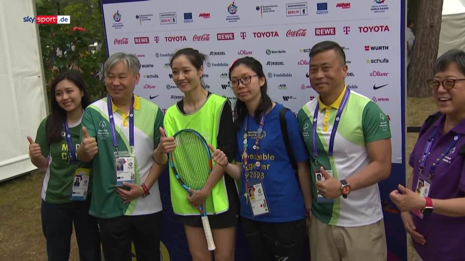 Special Olympics: Tennis-Star Li Na begeistert: "Sport kann Leben ...