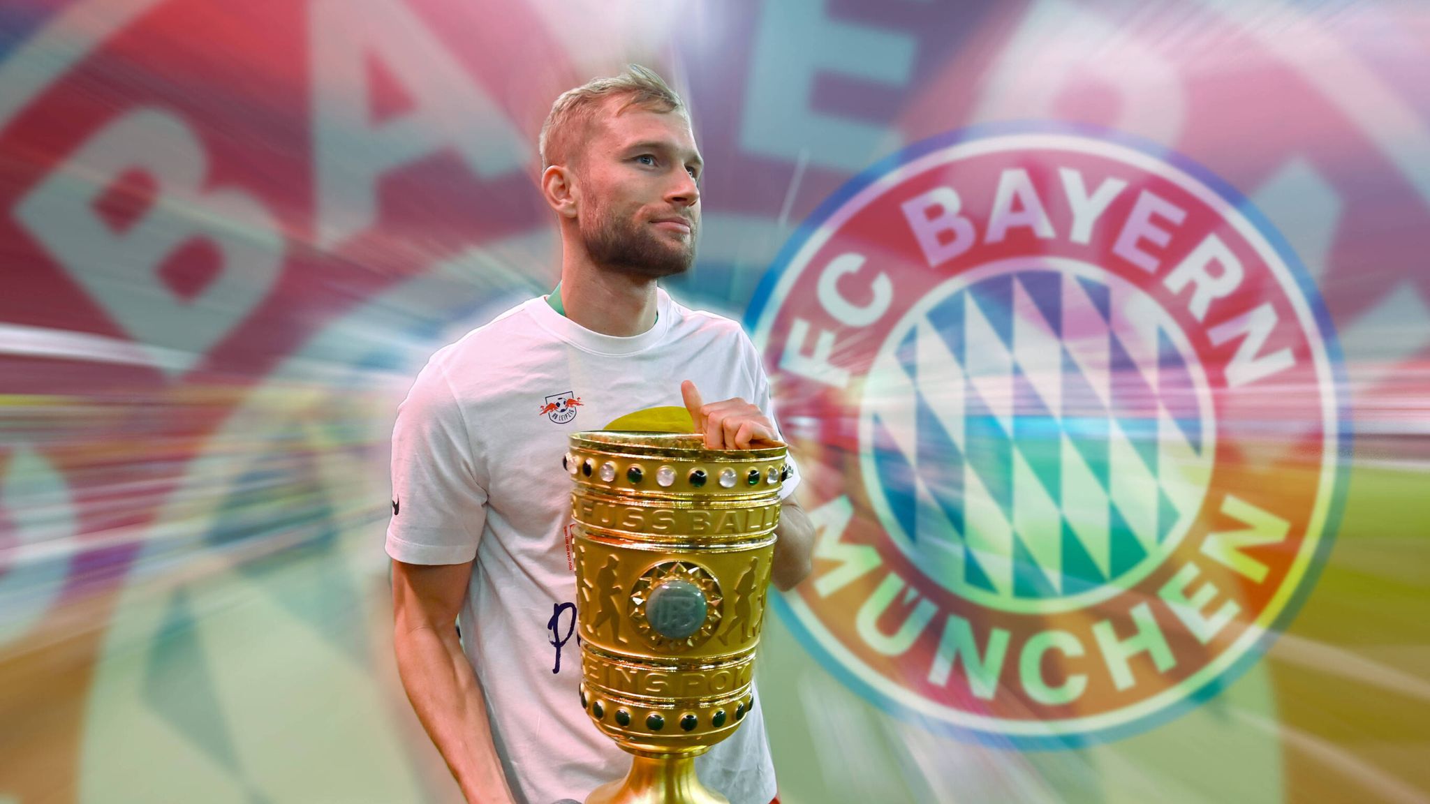 FC Bayern München: Konrad Laimer freut sich auf den deutschen ...
