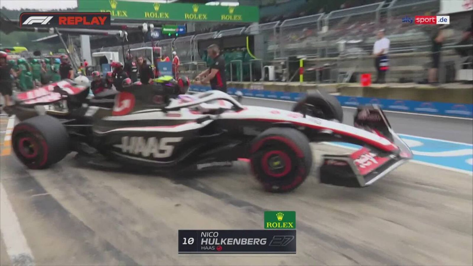 Formel 1: Hülkenberg übersieht Rad und hebt ab | Formel 1 News | Sky Sport