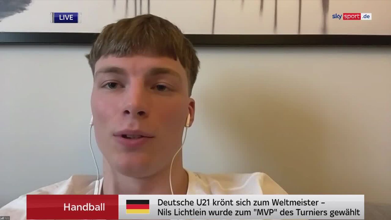 Handball; MVP Nils Lichtlein blickt auf U21-Weltmeisterschaft zurück ...