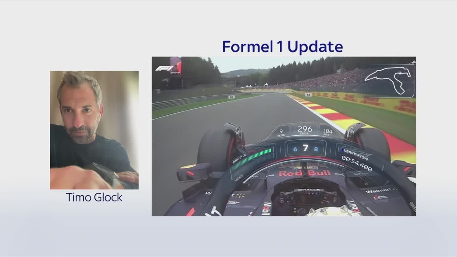 Formel 1: Glock erklärt Strecke von Spa - am Wochende GP von Belgien ...