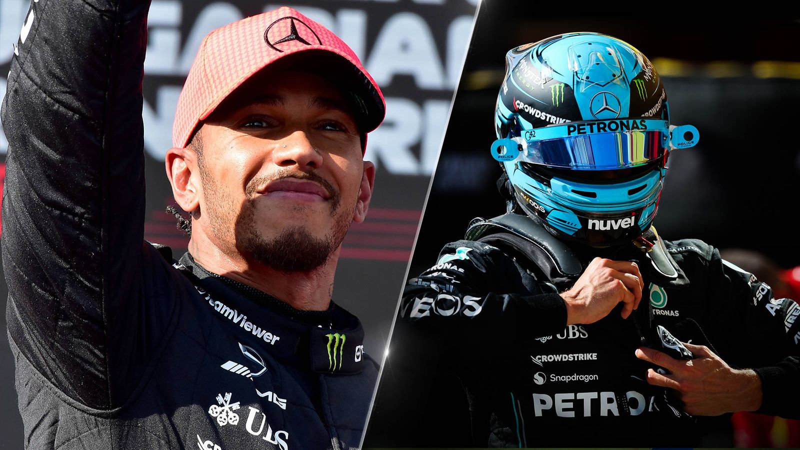 Formel 1: Mercedes mit Licht und Schatten - Hamilton glänzt, Russell ...