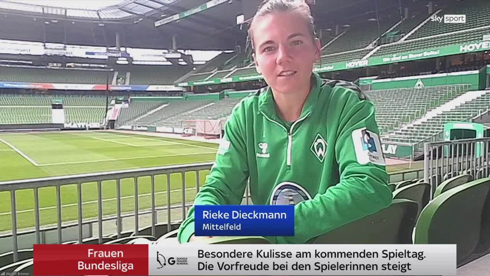 Werder Bremen: Rieke DIeckmann im Interview | Fußball News | Sky Sport