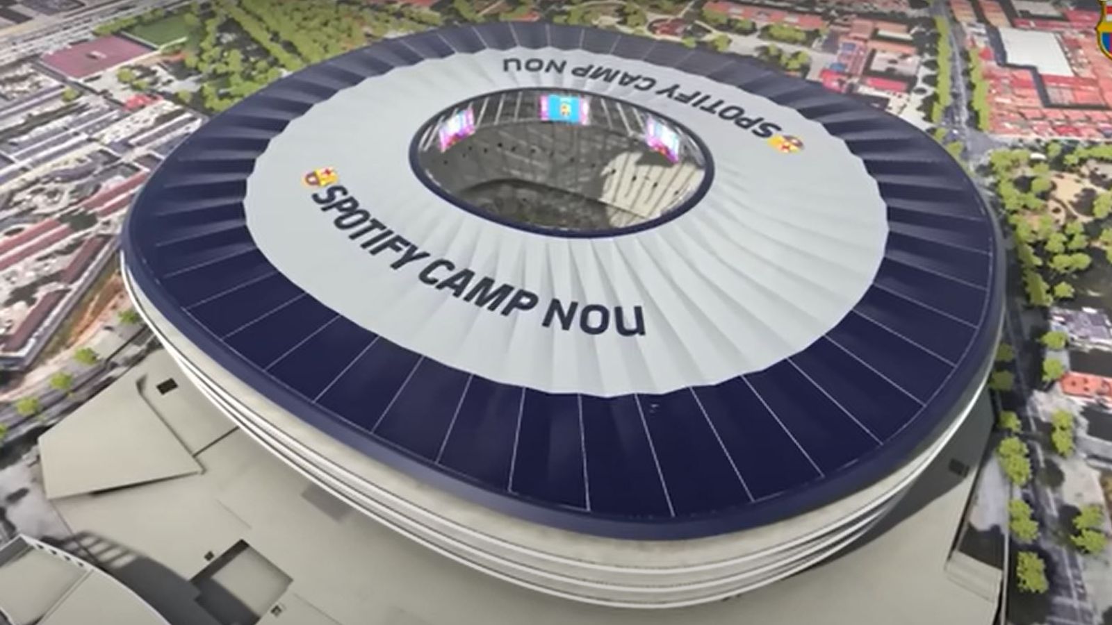 FC Barcelona: Neues Camp Nou als Animation im Umbau-Video auf Instagram ...