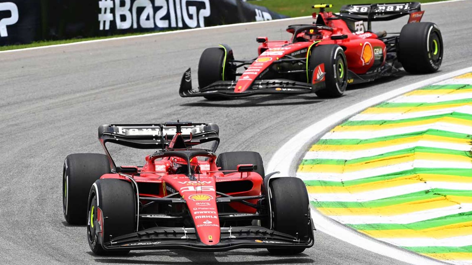 Sainz und Leclerc in Brasilien in FP1 vorne - Hülkenberg stark | Formel 1 News | Sky Sport