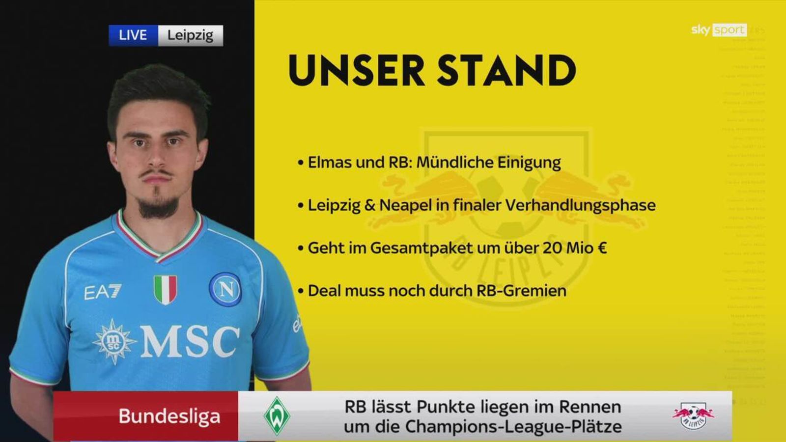 RB Leipzig holt Eljif Elmas von Neapel | Fußball News | Sky Sport