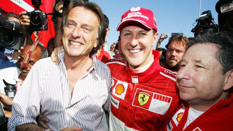 Luca di Montezemolo spricht über Karriere von Michael Schumacher ...