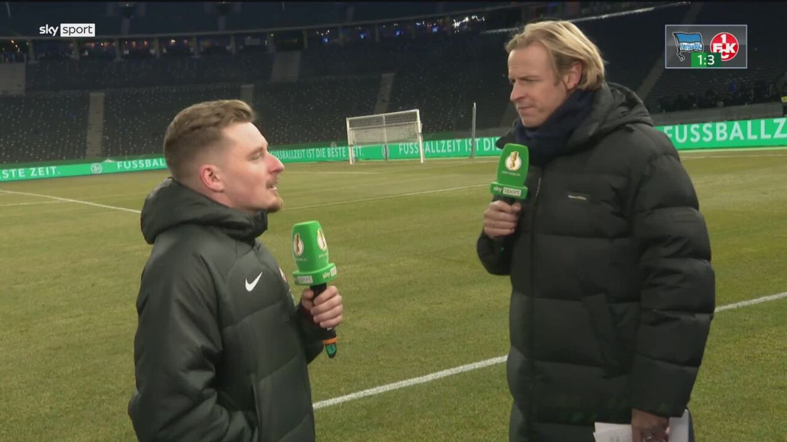 Ritter nach dem Sieg von Kaiserslautern im DFB-Pokal bei Hertha BSC | Fußball News | Sky Sport