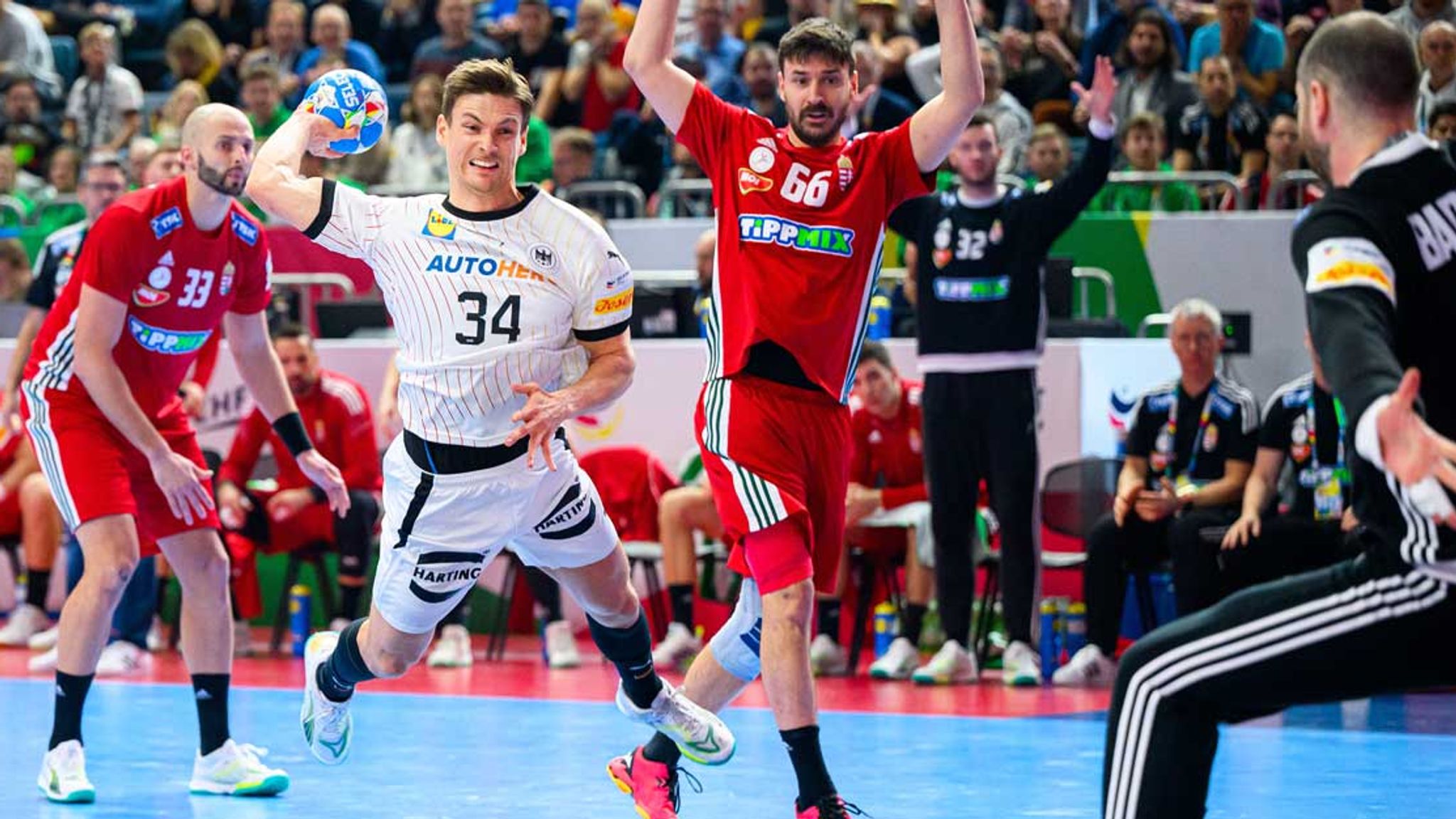 Deutschland gewinnt bei der Handball-EM gegen Ungarn | Handball News ...