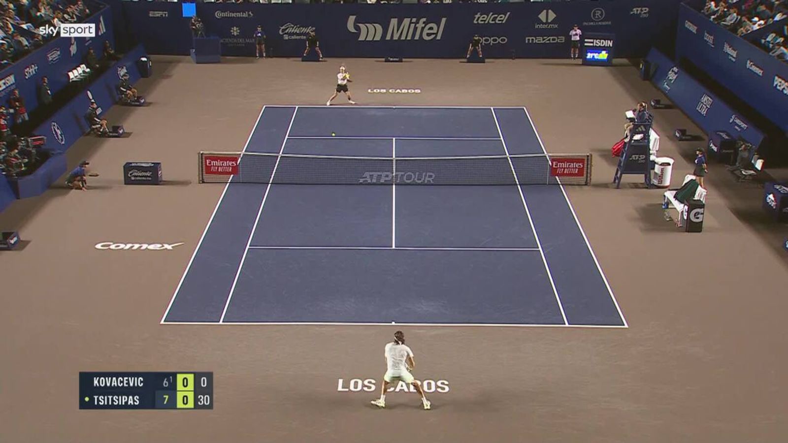 Tennis | Los Cabos Open - Kovacevic vs. Tsistipas - die Highlights ...