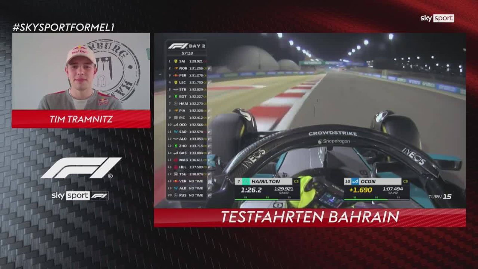 Hamilton gibt nochmal Gas | In-Race Video | Formel 1 News | Sky Sport