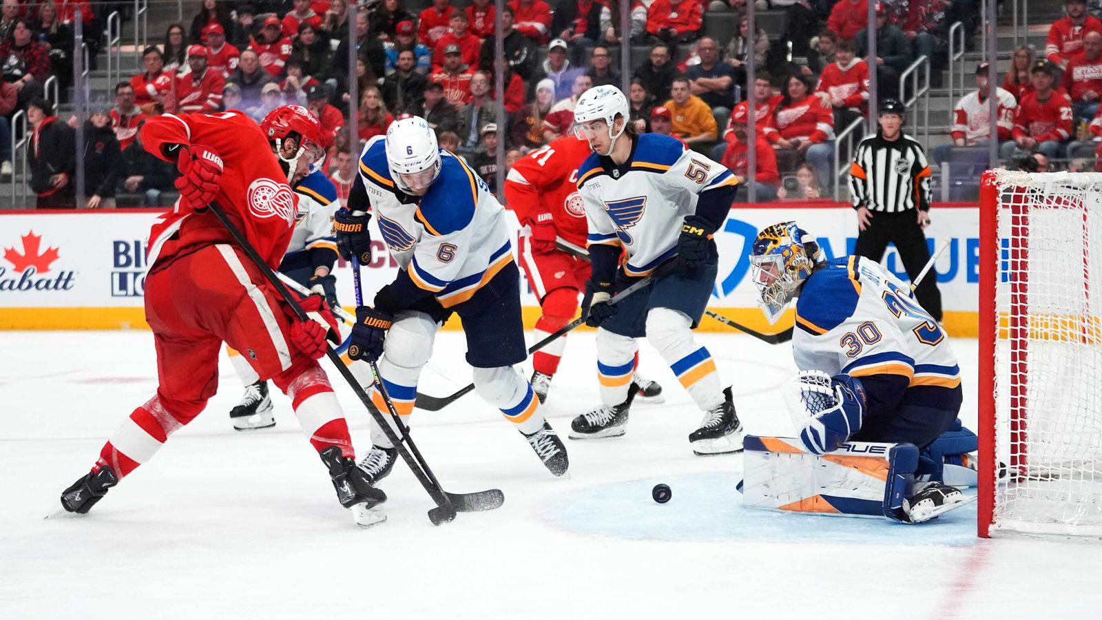 Detroit Red Wings gewinnen gegen St. Louis Blues - Oilers verlieren ...