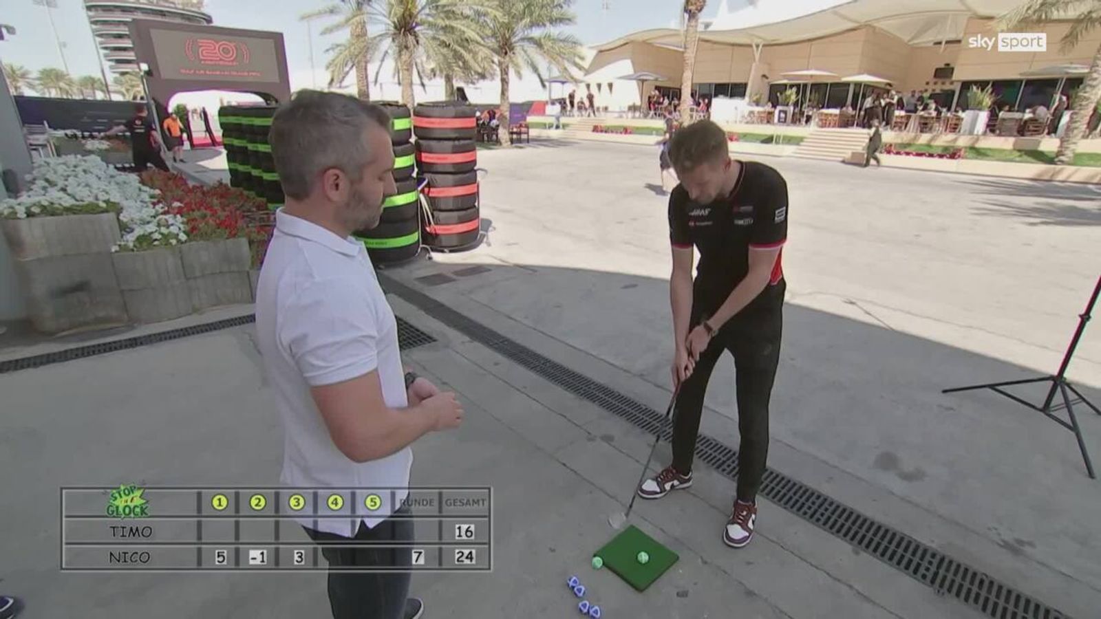 Formel 1 | Stop the Glock - Timo fordert Hülkenberg beim Golf | Formel ...